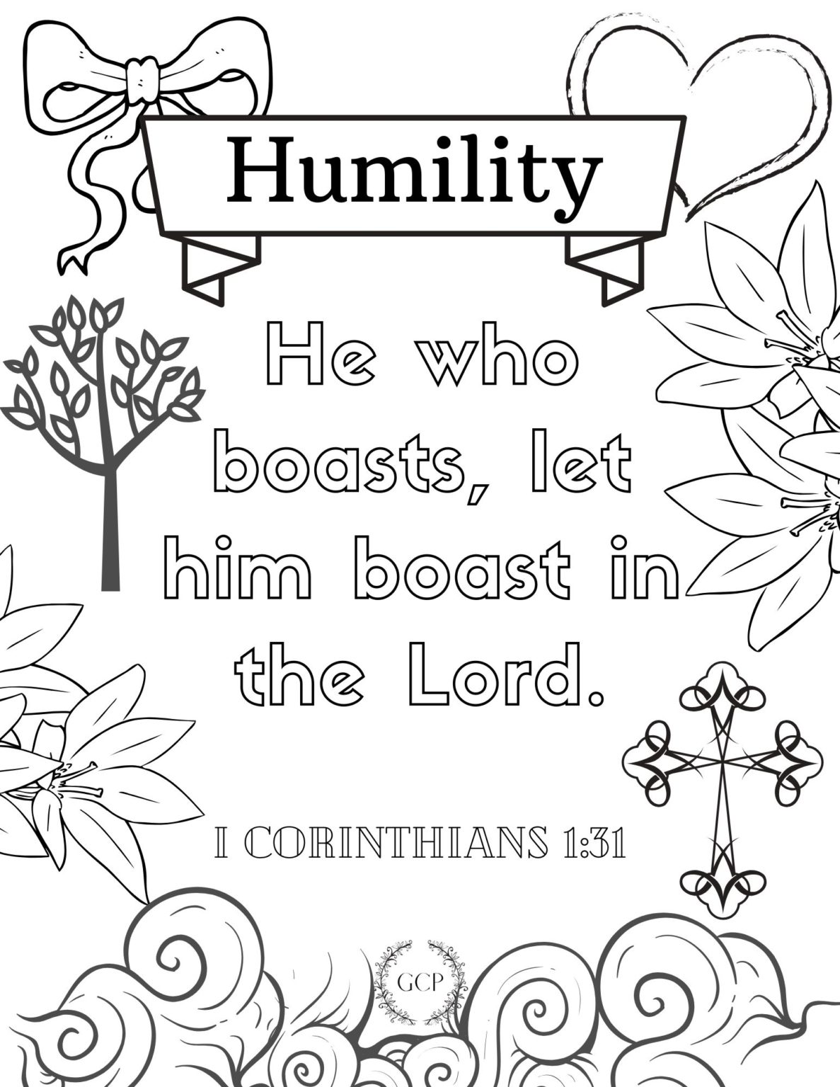 Bible Verse Coloring Pages For Adults - Free Printables